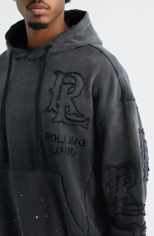 ROLLING LOUD Appliqué Hoodie