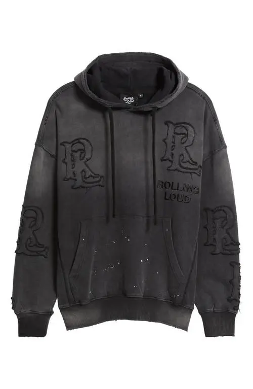 ROLLING LOUD Appliqué Hoodie