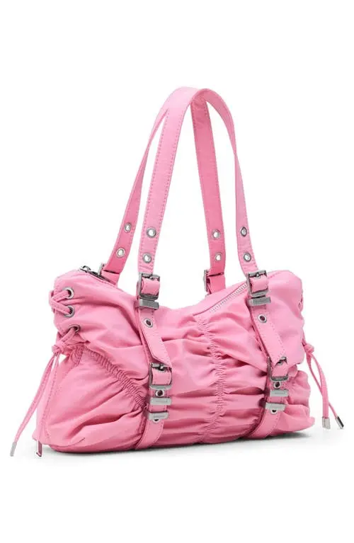 Desigual Ruched Shoulder Bag - Pink