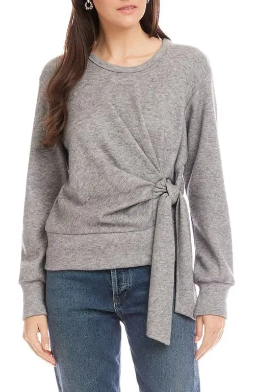 Fifteen Twenty Knit Top With Side Tie
