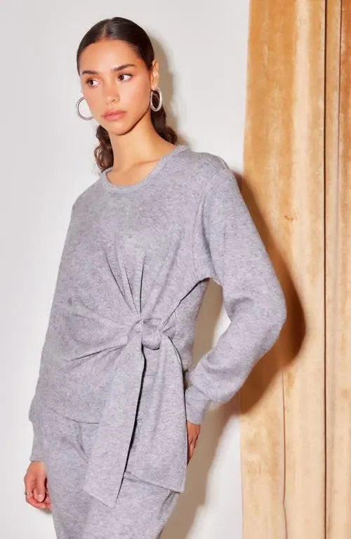 Fifteen Twenty Knit Top With Side Tie