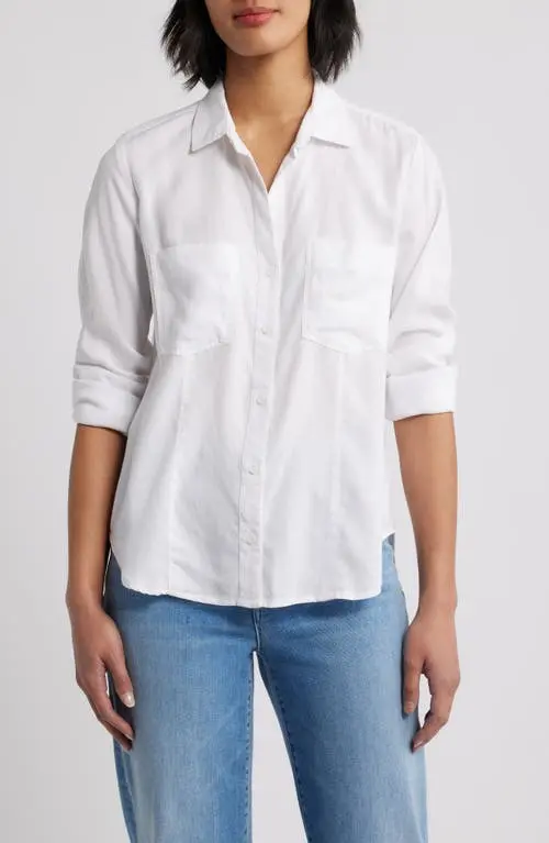 CLOTH & STONE Seamed Button-up Shirt
