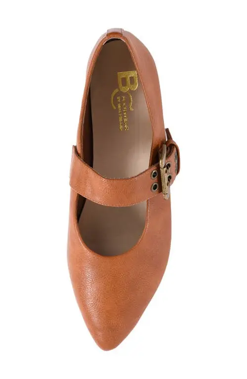 Bc Footwear Spinning Around Mary Jane Flat - Chestnut