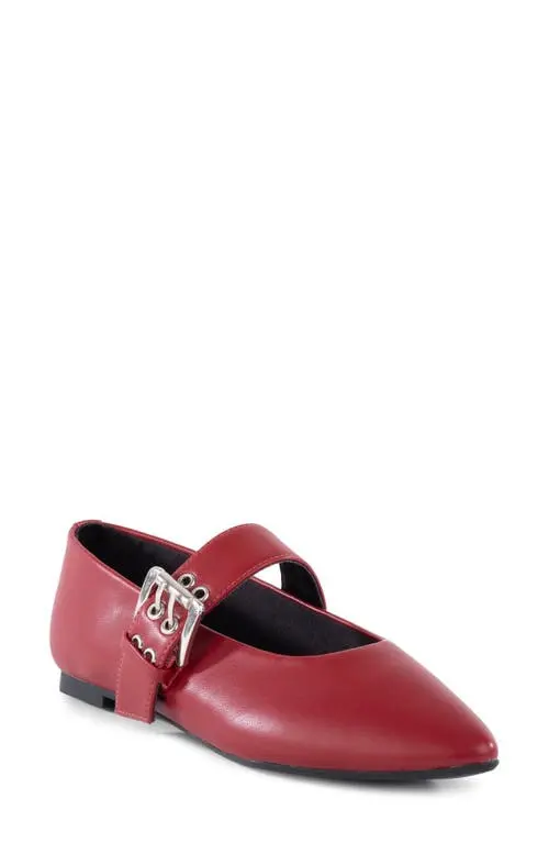 Bc Footwear Spinning Around Mary Jane Flat - Red