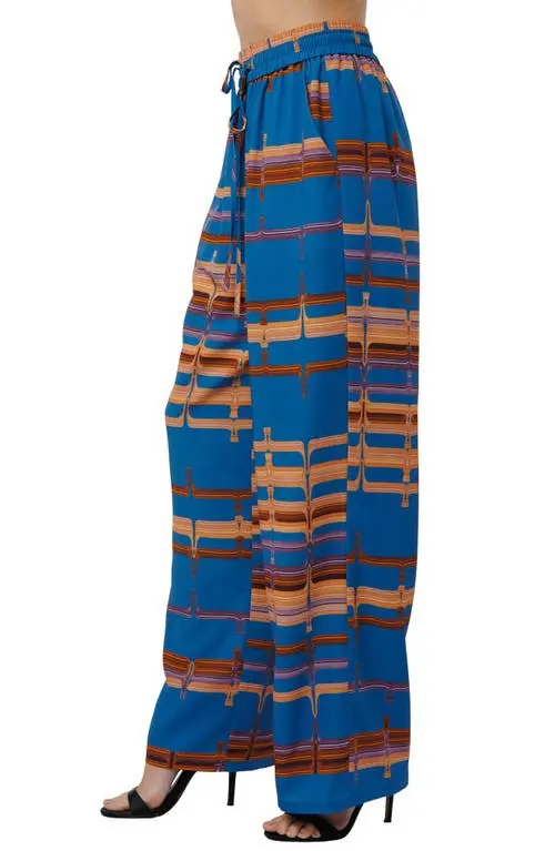 CIEBON Gina Printed Wide Leg Pants
