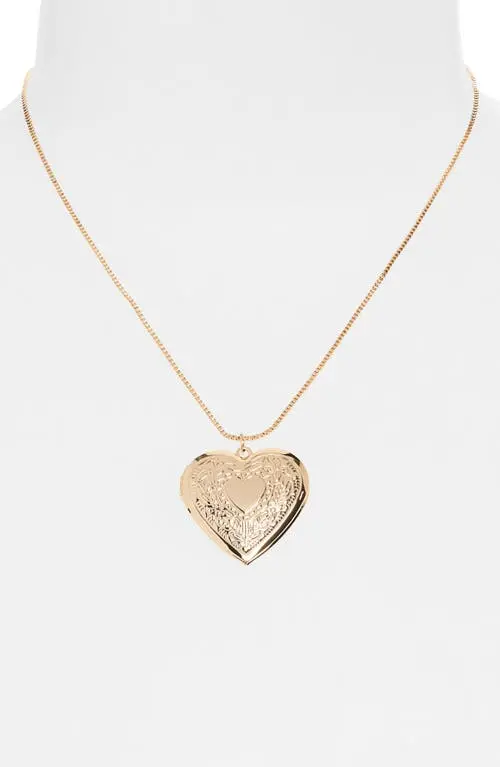 Bp. Heart Pendant Necklace