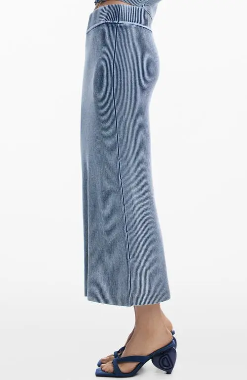 Desigual Ribbed Maxi Skirt