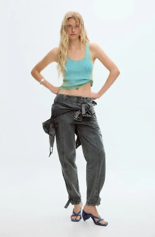 Desigual Brioche Knit Sweater Tank