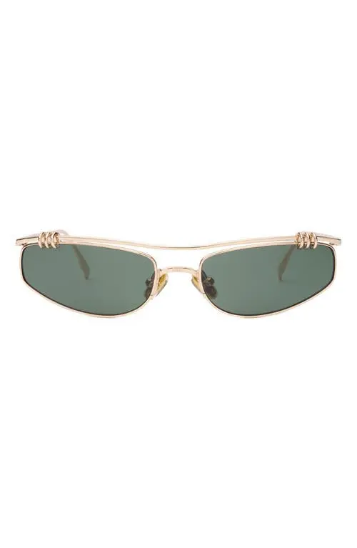 Dezi Linked Up Sunglasses - Linked Up Gold/dark Moss