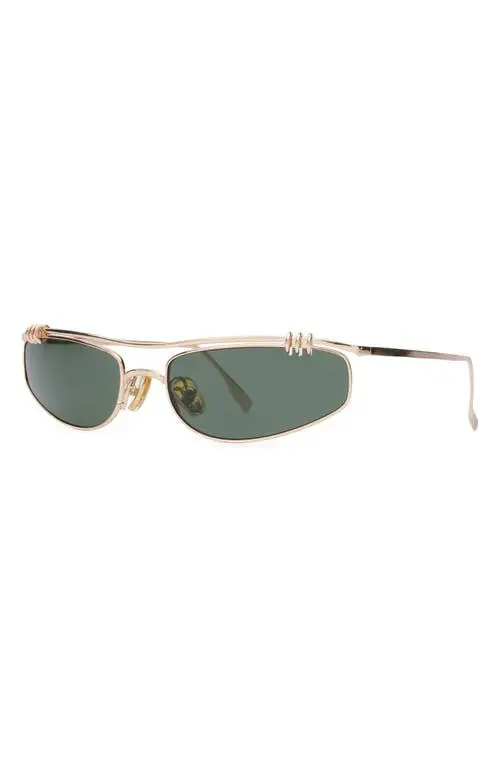 Dezi Linked Up Sunglasses - Linked Up Gold/dark Moss
