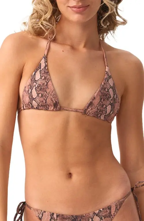 PQ SWIM Paige Triangle Bikini Top - Boa