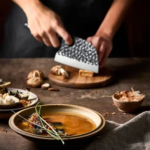 CUISINE::PRO Kuroi Kiba 5" Try Me Moon Knife