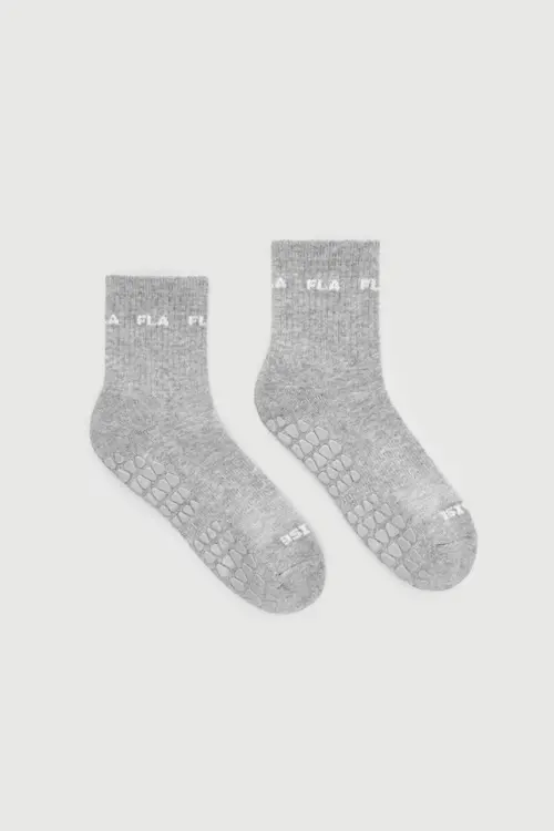 FRAISE Sport Grip Crew Socks - Steel