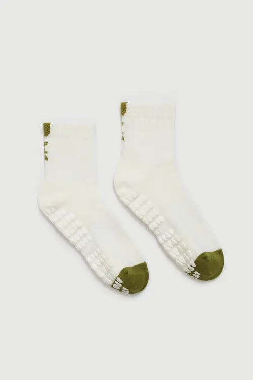FRAISE Dipped Crew Grip Socks - Grove