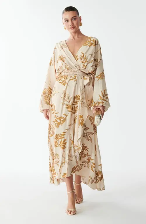 SAVEL Julia Midi Wrap Dress