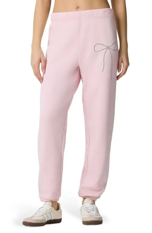 FLORENCE BY MILLS Crystal Bow Detail Joggers - Ballet Slipper