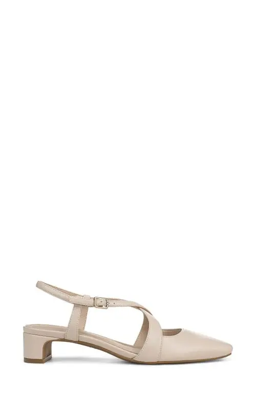 LIFESTRIDE Lavina Slingback Pumps - Seashell Beige