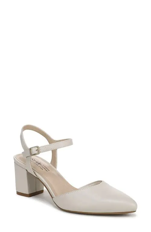 LIFESTRIDE Amaryllis Ankle Strap Pumps - Bone