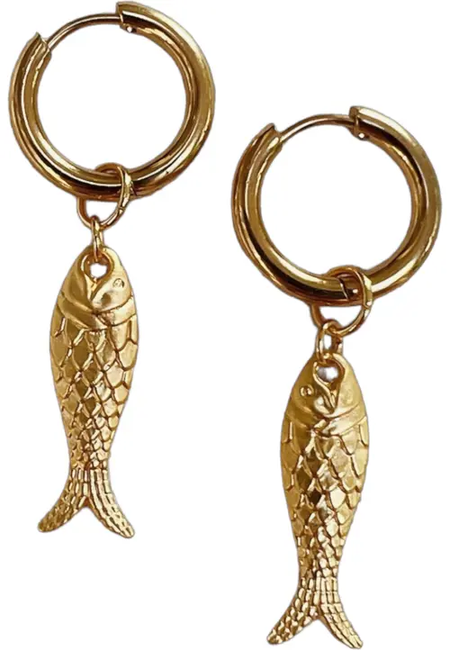 SCCOLLECTION Corfu Hoop Earrings - Gold