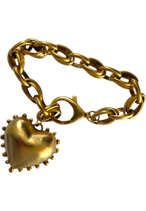 SCCOLLECTION Marley Heart Charm Bracelet - Gold
