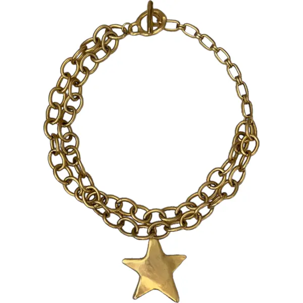 SCCOLLECTION Gia Star Pendant Necklace - Gold