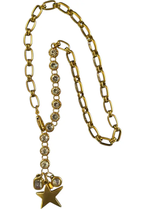 SCCOLLECTION Leon Lariat Necklace - Gold