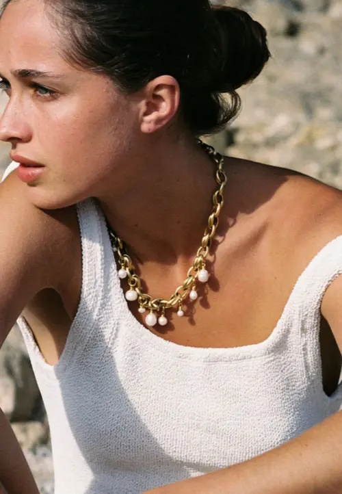 SCCOLLECTION Bari Pearl Necklace