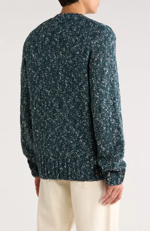 Carhartt Work In Progress Kyloe Crewneck Sweater - Deep Lagoon Heather