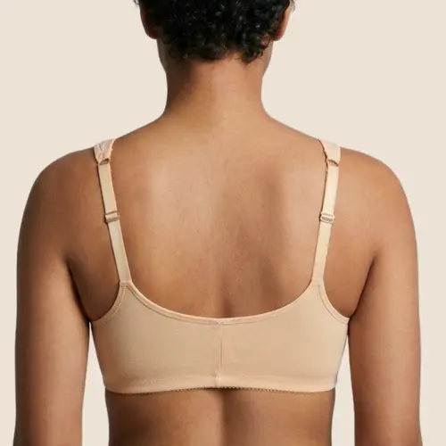MEADOW Ease Cotton Front Closure Bra For Mastectomy - Buff