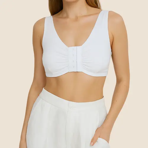 MEADOW Ease Cotton Front Closure Bra For Mastectomy