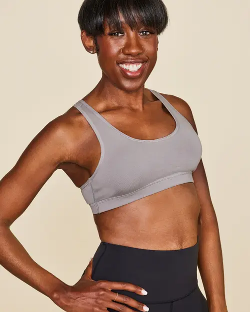 MEADOW Glide Cotton Racerback Bralette