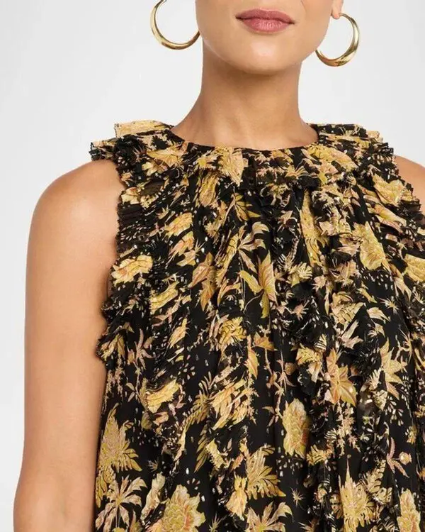 Ulla Johnson Signe Ruffle Mini Dress