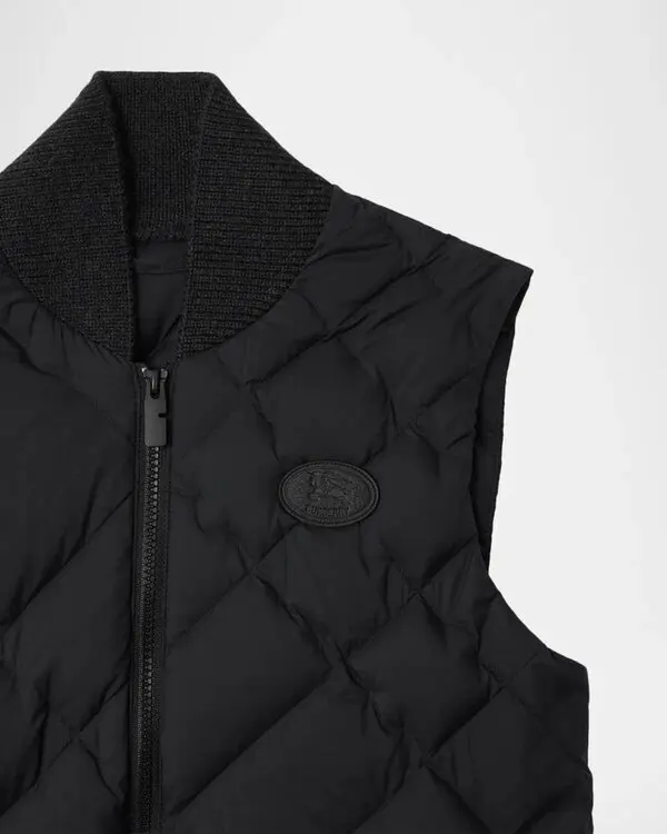 Burberry Devonside Quilted Vest - Black
