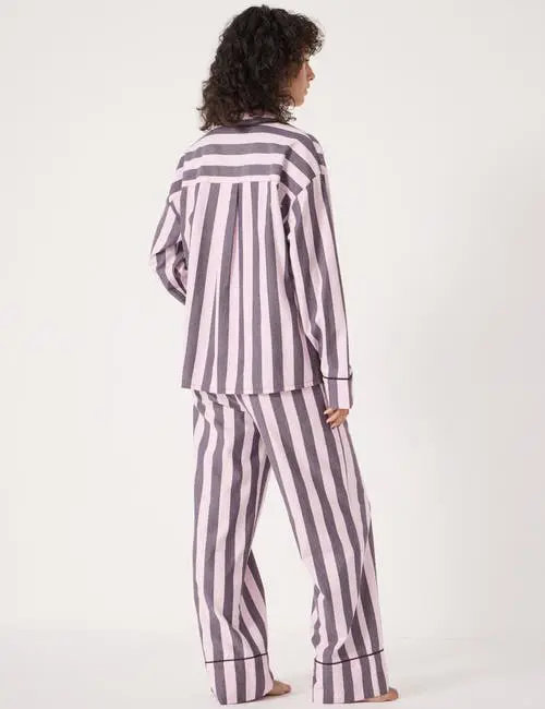 HUSH Cotton Stripe Pajamas