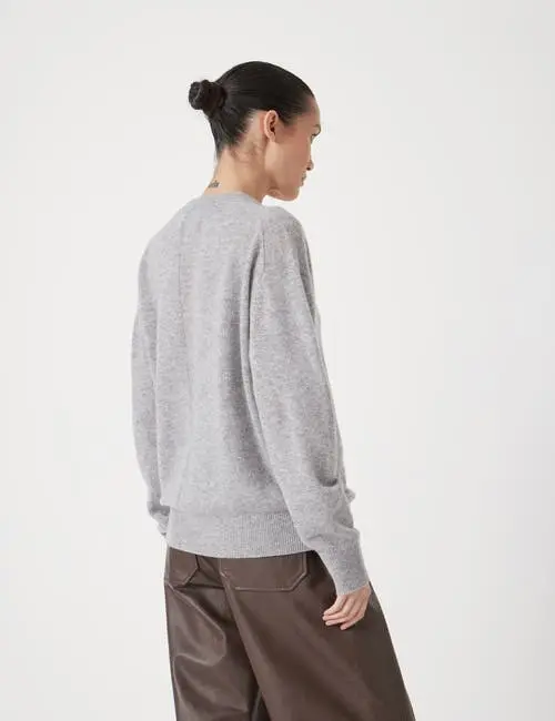 HUSH Scarlett Cashmere V-neck Sweater