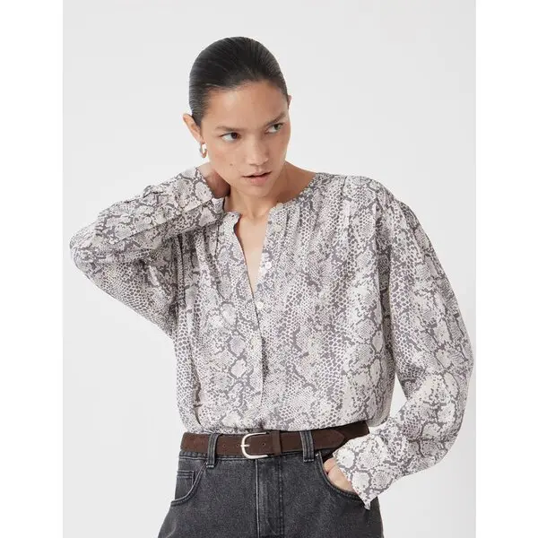 HUSH Snake Printed Blouse