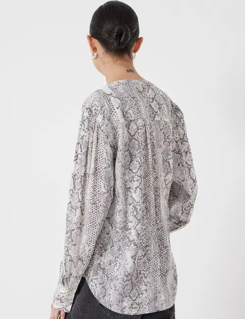 HUSH Snake Printed Blouse