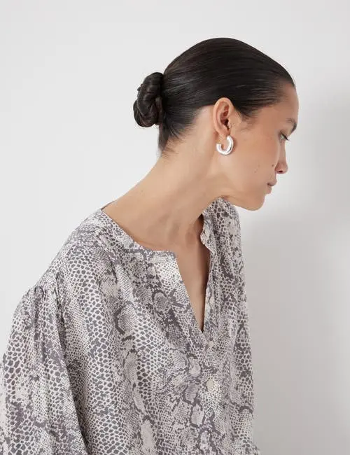 HUSH Snake Printed Blouse