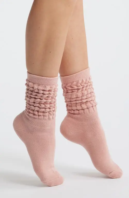STEMS Open Knit Knee High Socks - Pink
