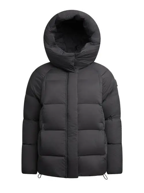 JACK1T Hooded Down Jacket - Black/stone