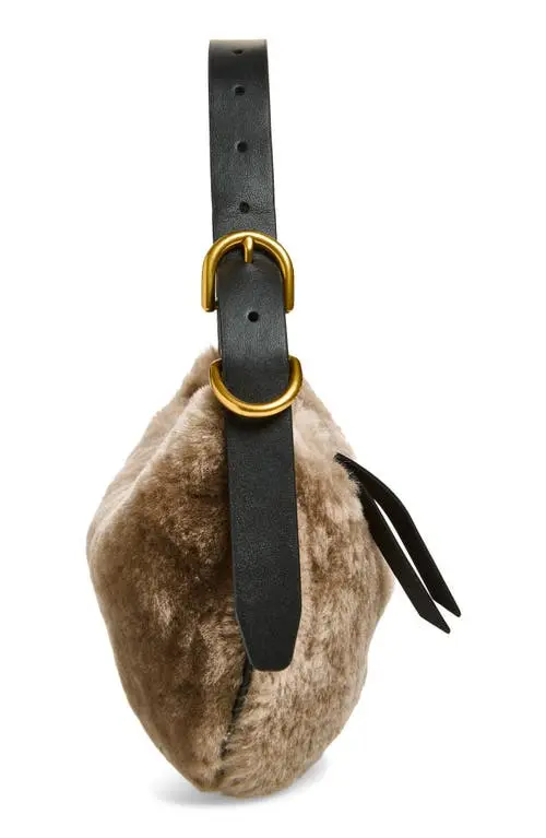 Rag & Bone Mercer Small Shearling Hobo