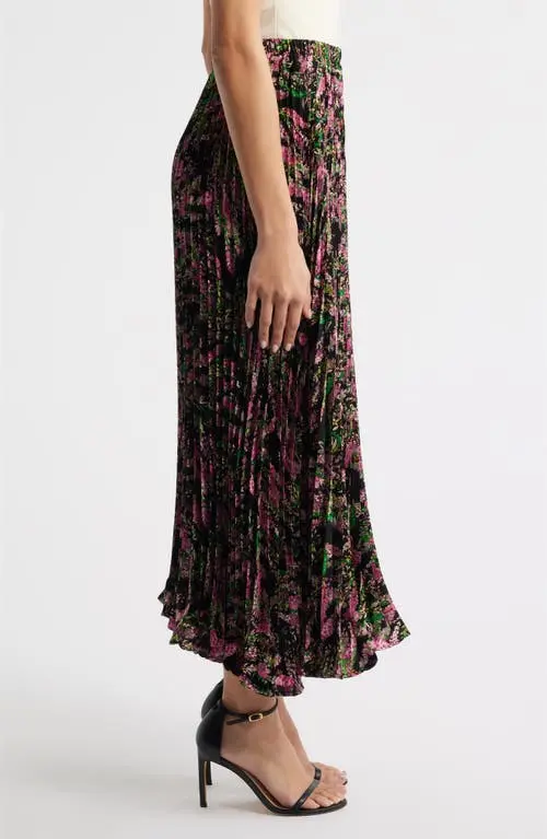 NIKKI LUND Luca Pleated Midi Skirt - Pink