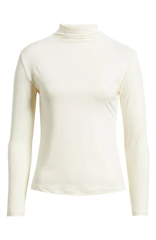 NIKKI LUND Melody Funnel Neck Top - Ivory
