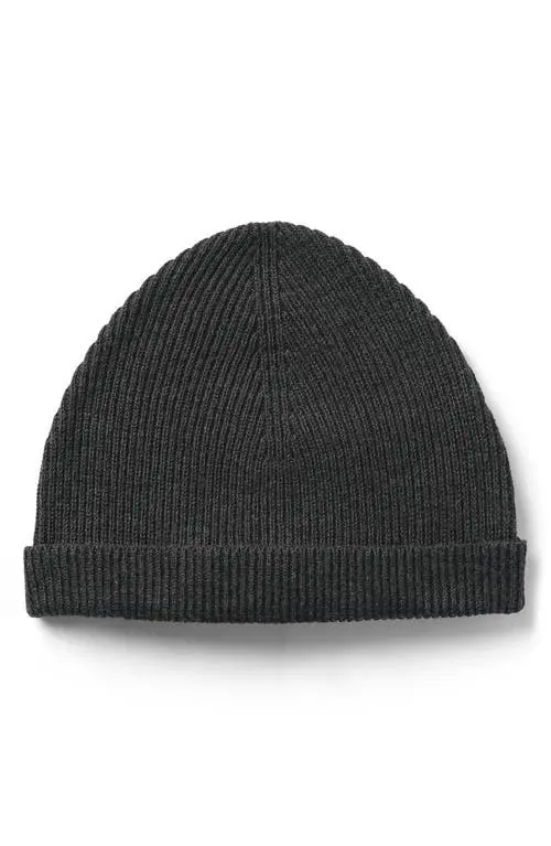 NUDA Cotton Ribbed Beanie - Shadow