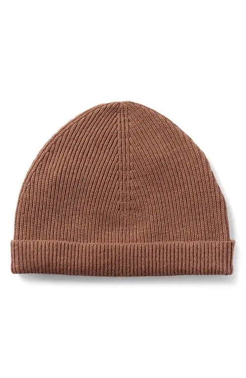 NUDA Cotton Ribbed Beanie - Sienna