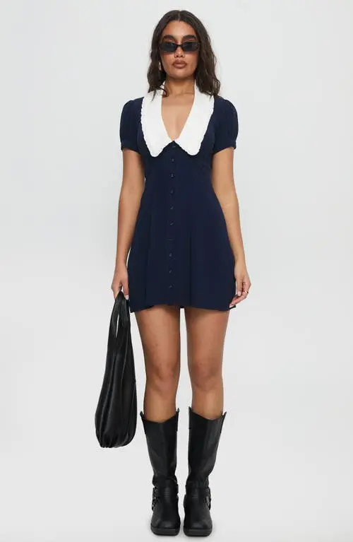 Princess Polly Fabiola Collared Mini Dress