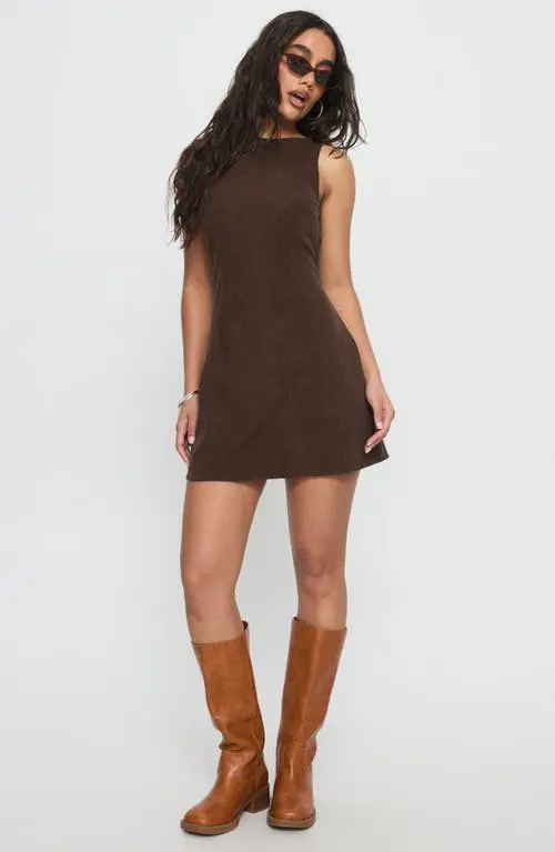 Princess Polly Alfalfa Sleeveless Corduroy Mini Dress
