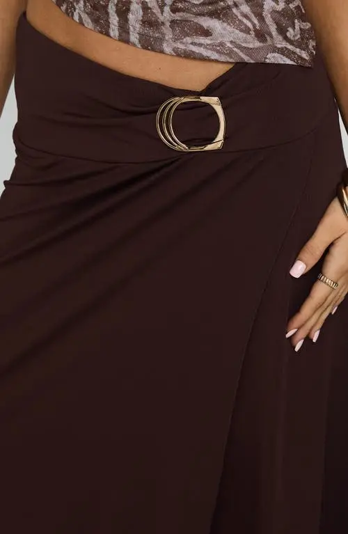 Princess Polly Nola Hardware Detail Maxi Skirt
