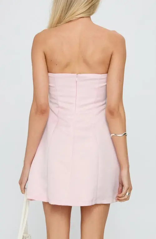 Princess Polly Genevie Bow Strapless Minidress