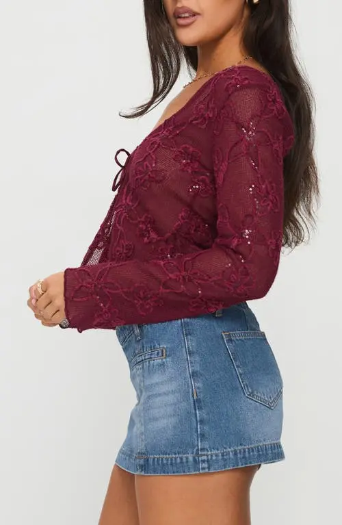 Princess Polly Darbi Denim Miniskort